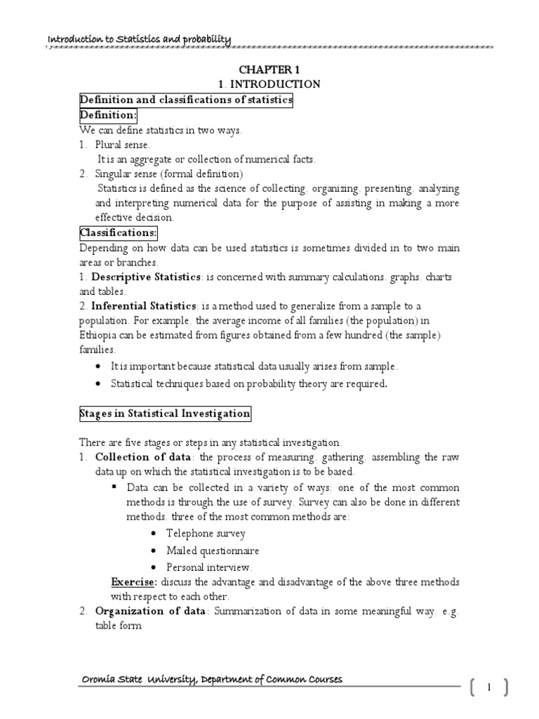 2021 Introduction To Basic Statistics-1 PDF | PDF | Statistics | Level Of Measurement