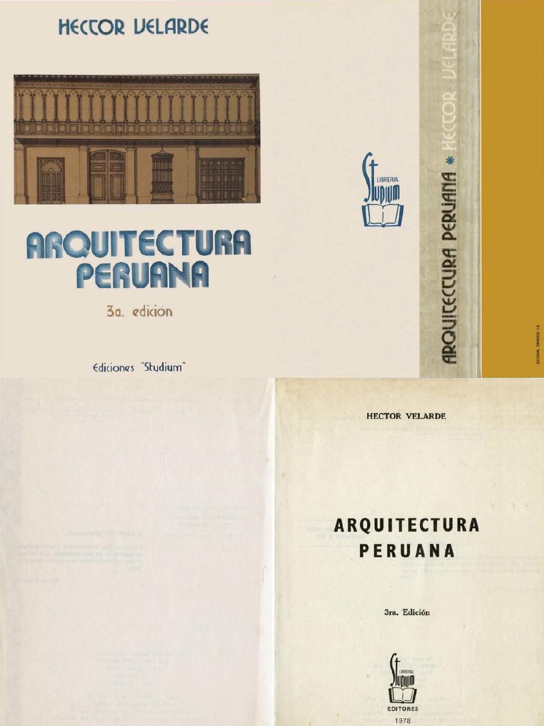 Arquitectura Peruana Hector Velarde Bergmann 1946 PDF | PDF | Pirámide ...
