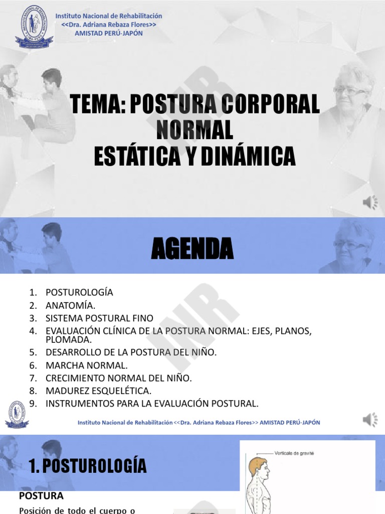Evaluación de Posturas Estáticas y Dinámicas | PDF | La columna ...