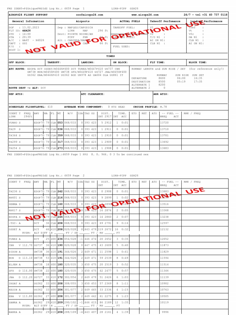 Lirn - FCPP - 20230213 - 1400 (WH1) - GZR26 | PDF | Aircraft ...