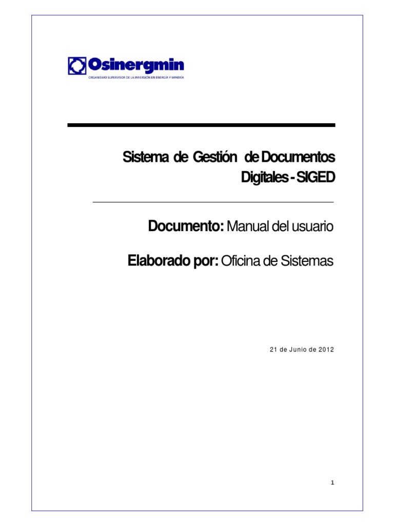 SIGED Manual Usuario Final PDF | PDF | Ventana (informática) | Archivo ...