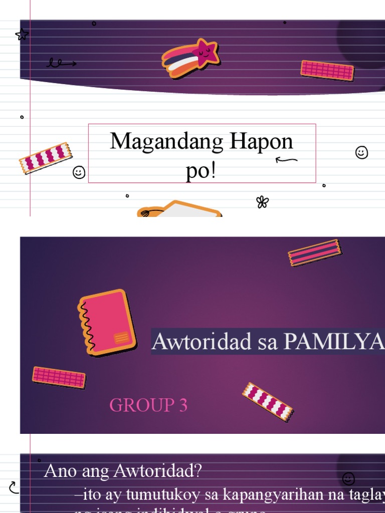 Awtoridad Sa Pamilya | PDF