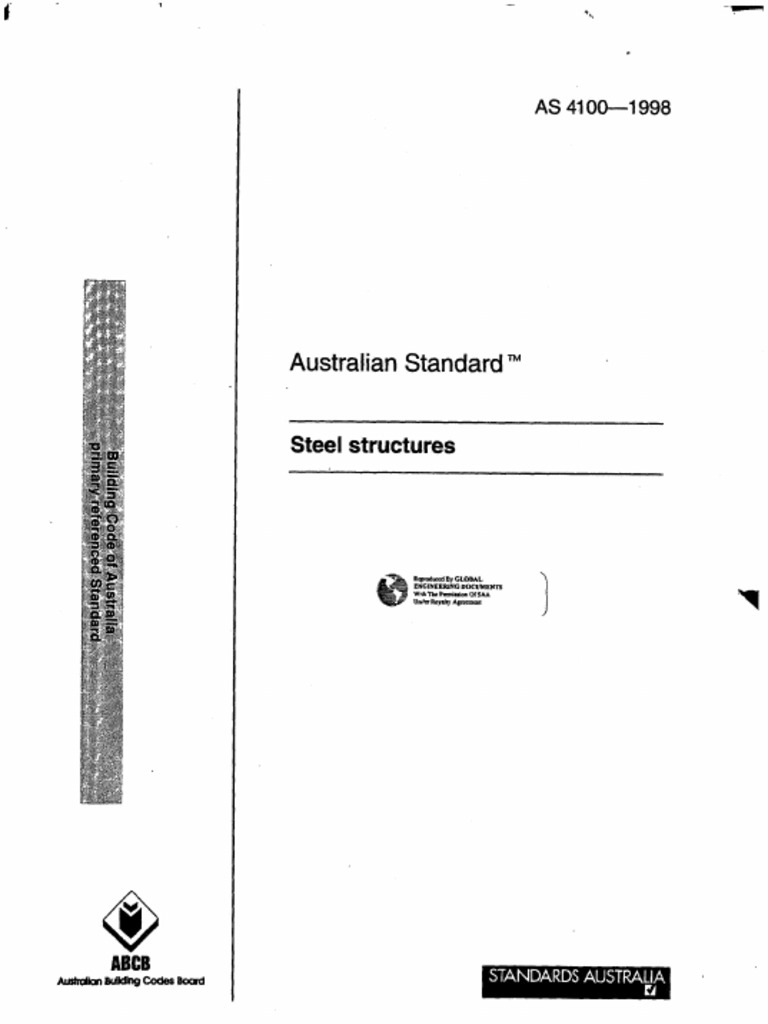 AS-4100.0 (1998) Steel structures.pdf | PDF