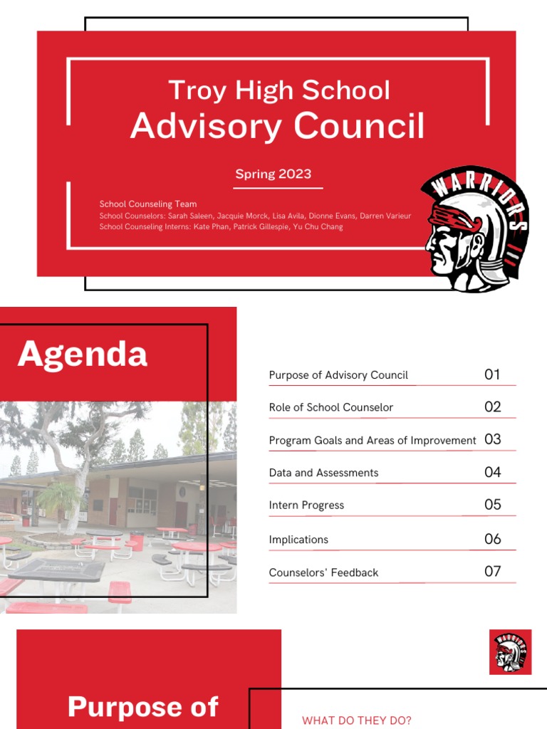 Troy Advisory Council Slides | PDF | School Counselor | Behavior ...