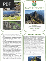 Preguntas Sobre Machu Picchu | PDF