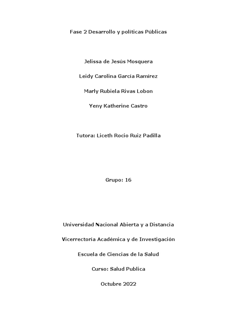 Fase2 Grupo16 PDF | PDF | Finanzas y dinero