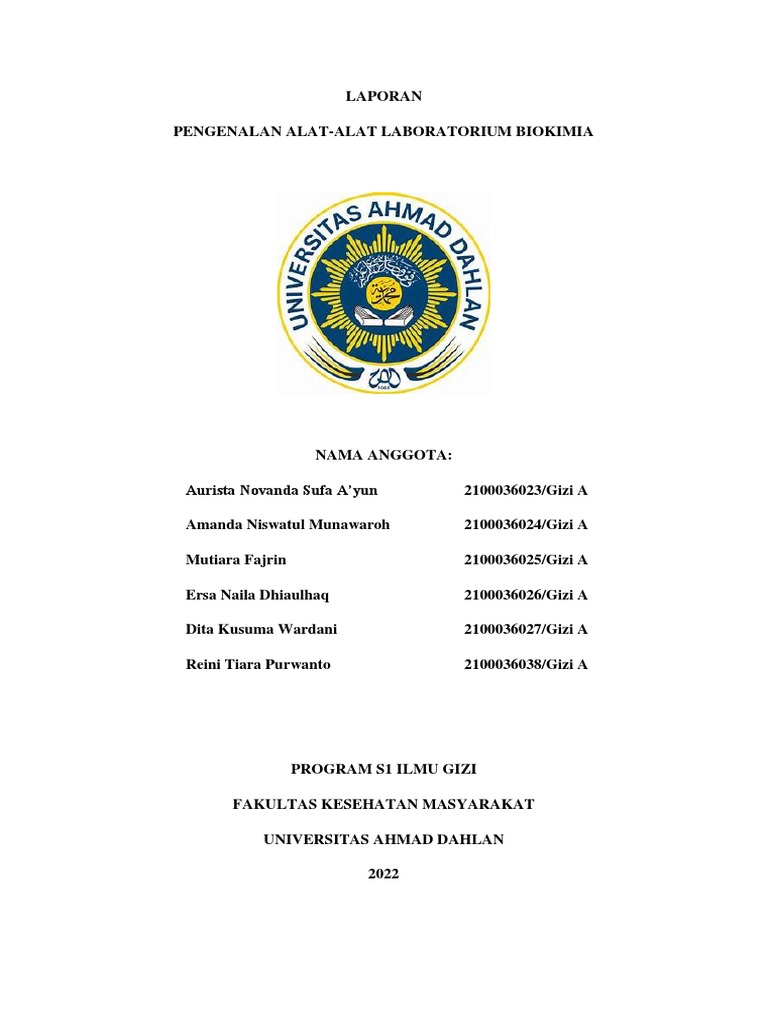 Laporan Biokimia 1 | PDF