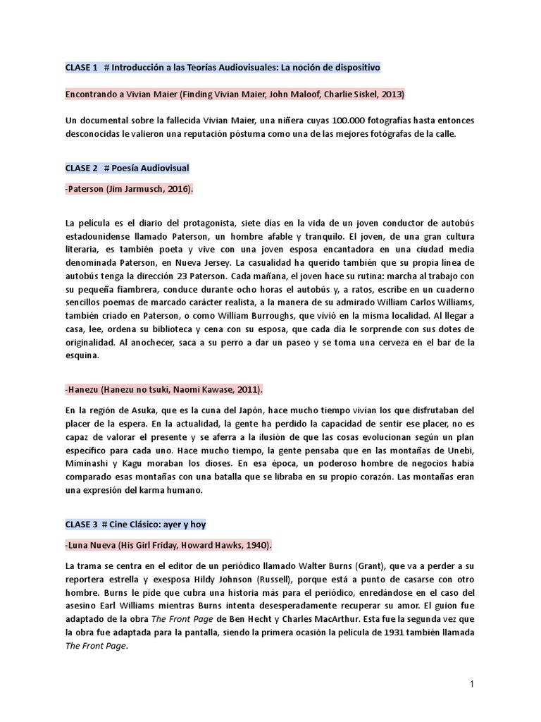 Sinopsis Peliculas Tav Pdf Pdf