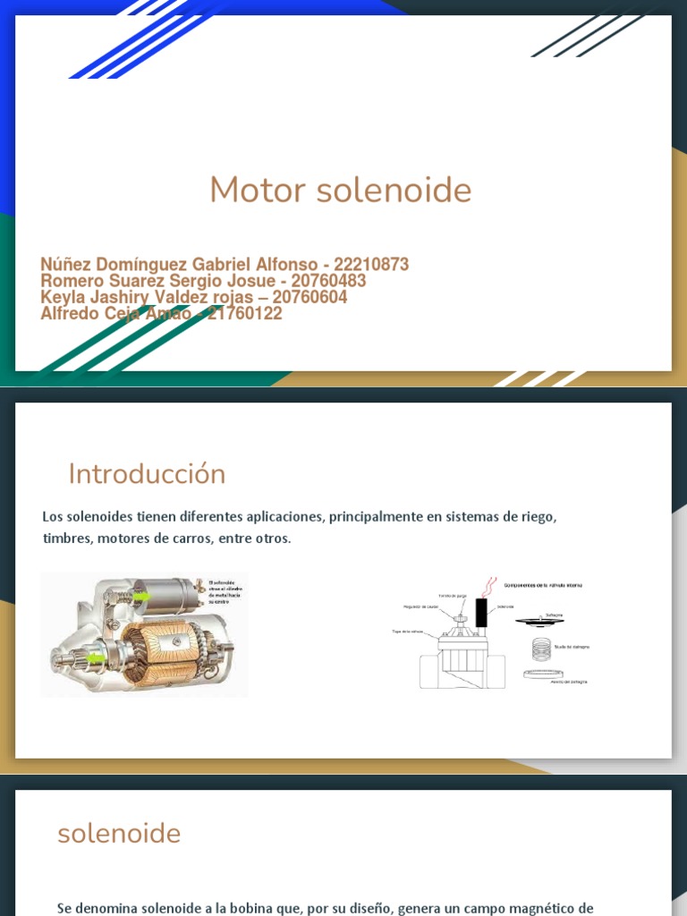Motor Solenoide | PDF
