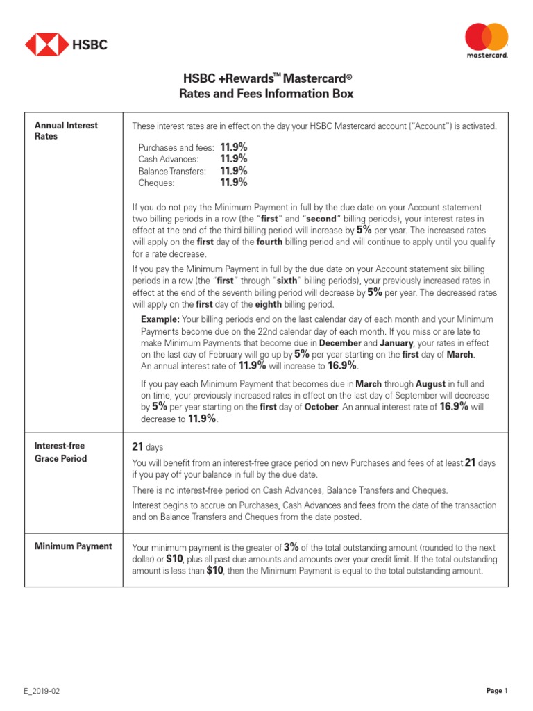 HSBC +rewards Mastercard - Travel Medical Insurance | PDF | Credit Card ...