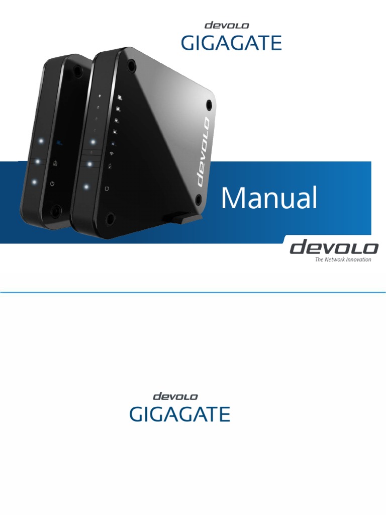 Devolo GigaGate 0117 Es Online PDF | PDF | Ieee 802.11 | Wifi