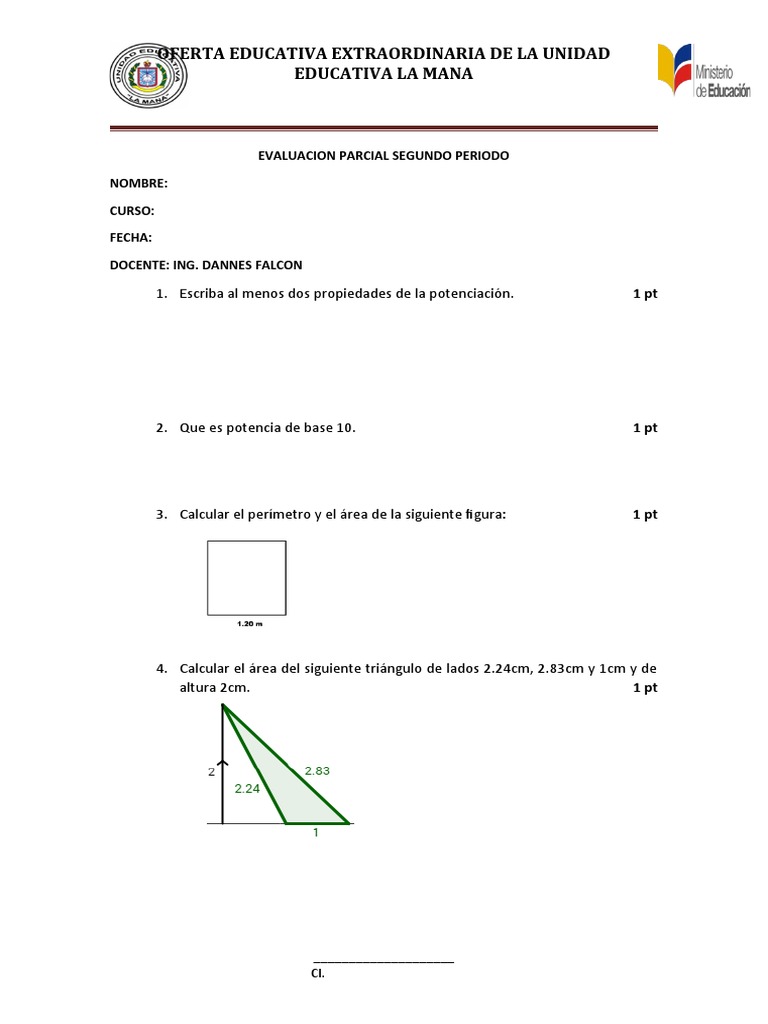 Prueba 1B Mate | PDF