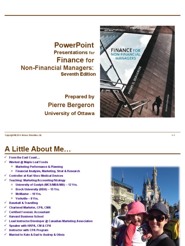 01 - Bergeron7e - PPT Final | PDF | Revenue | Working Capital