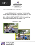 Narrative Report Classroom Observation | PDF | Teachers | Classroom