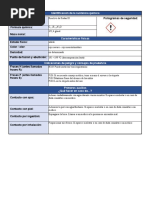 Ficha de Seguridad Reactivo de Biuret | PDF | Agua | Química