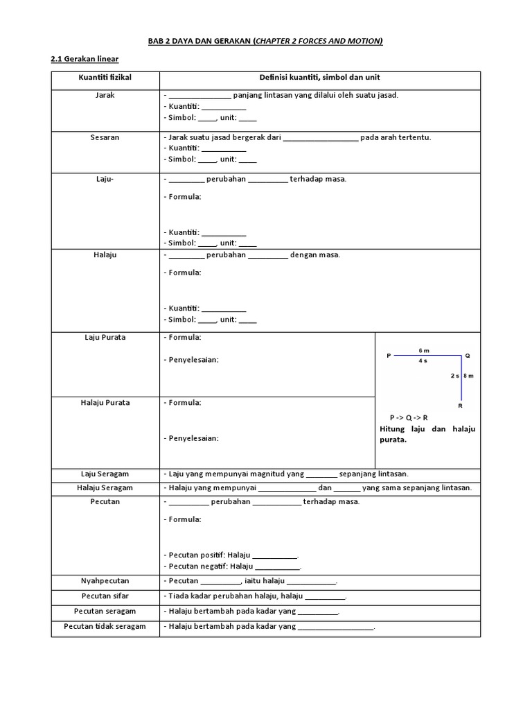 Formula Daya dan Halaju Linear | PDF | Sains & Matematika | Teknologi ...