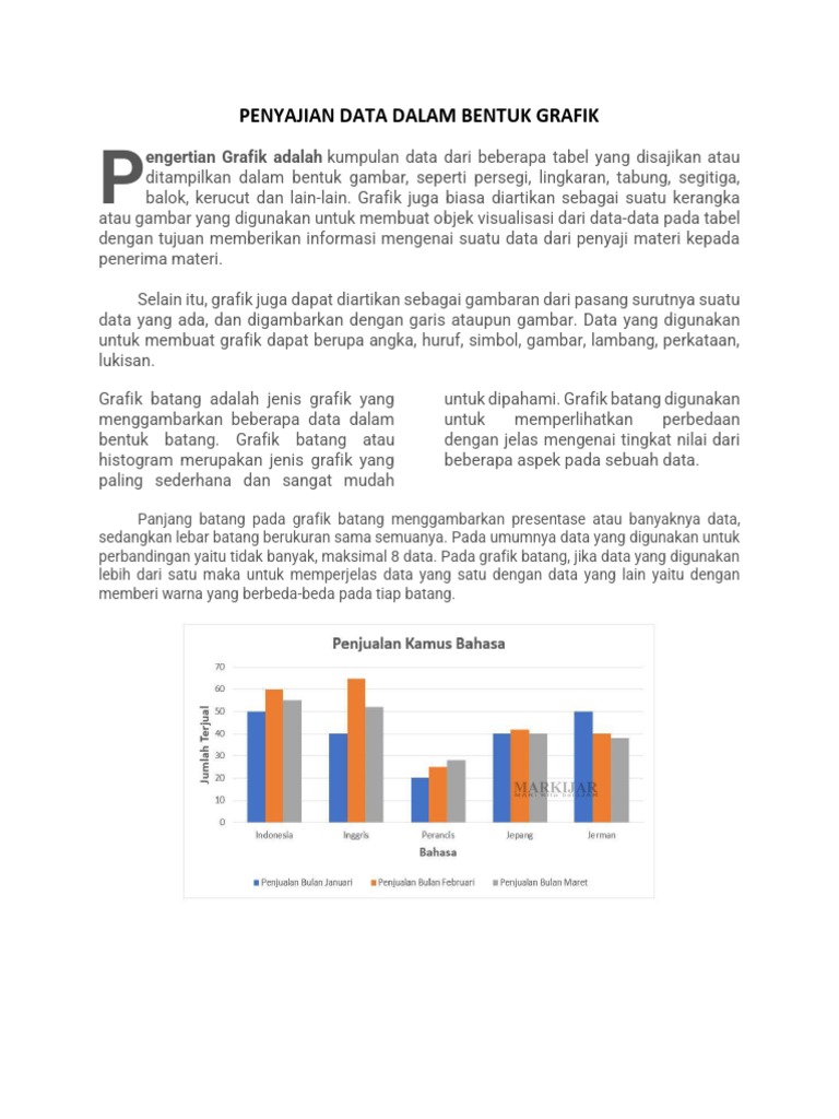 Penyajian Data Dalam Bentuk Grafik PDF | PDF