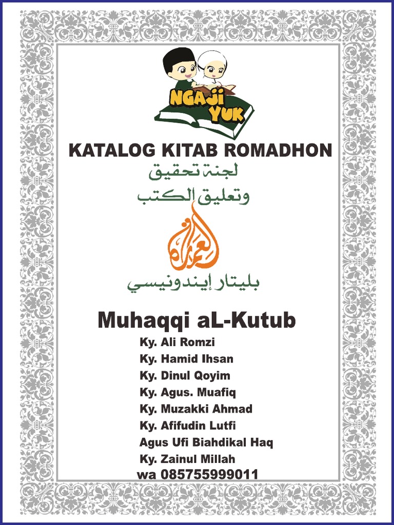 Katalog Buku Pelatihan Al-Imarah 2023 | PDF