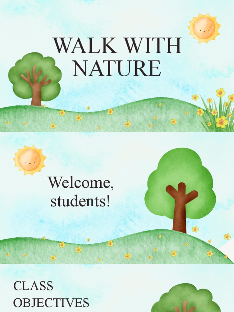 Colorful Nature English Class Education Presentation | PDF | Question ...