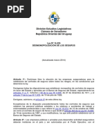 Ley 20091 (Actualizada) PDF | PDF | Póliza de seguros | Reaseguro