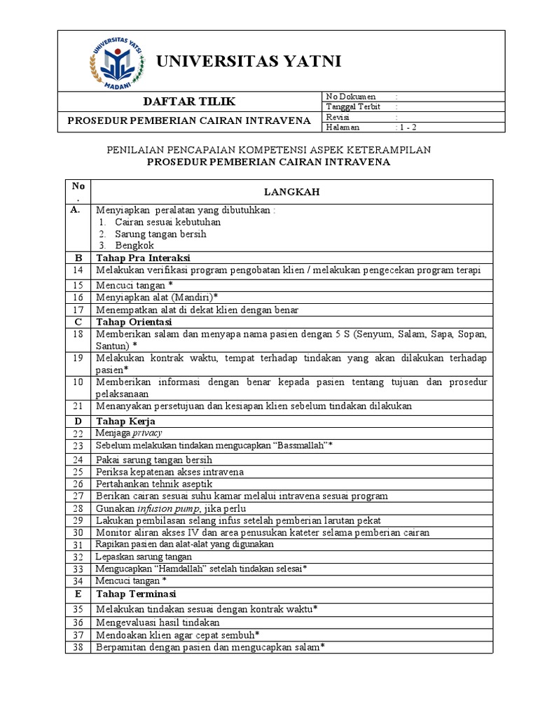 Daftil Pemberian Cairan Intravena - 05 April 2023 | PDF