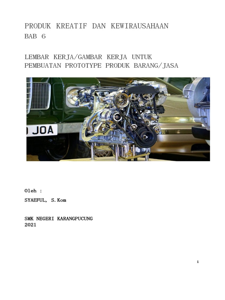 Bab Vi Gambar Kerja Prototype | PDF