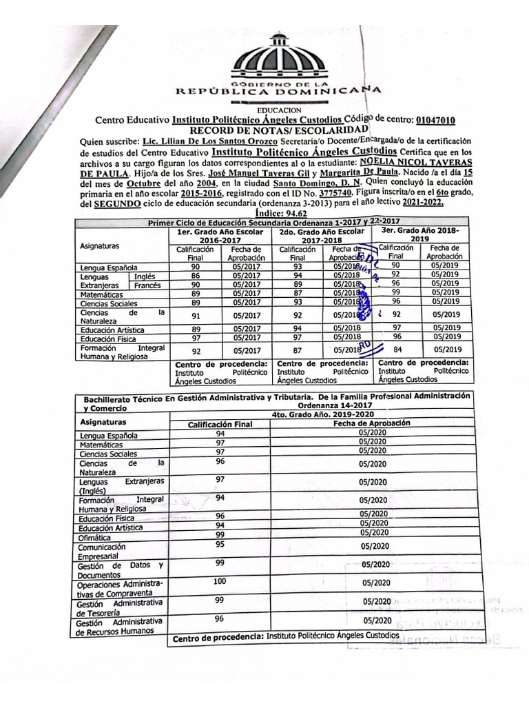 Record Notas 1 | PDF
