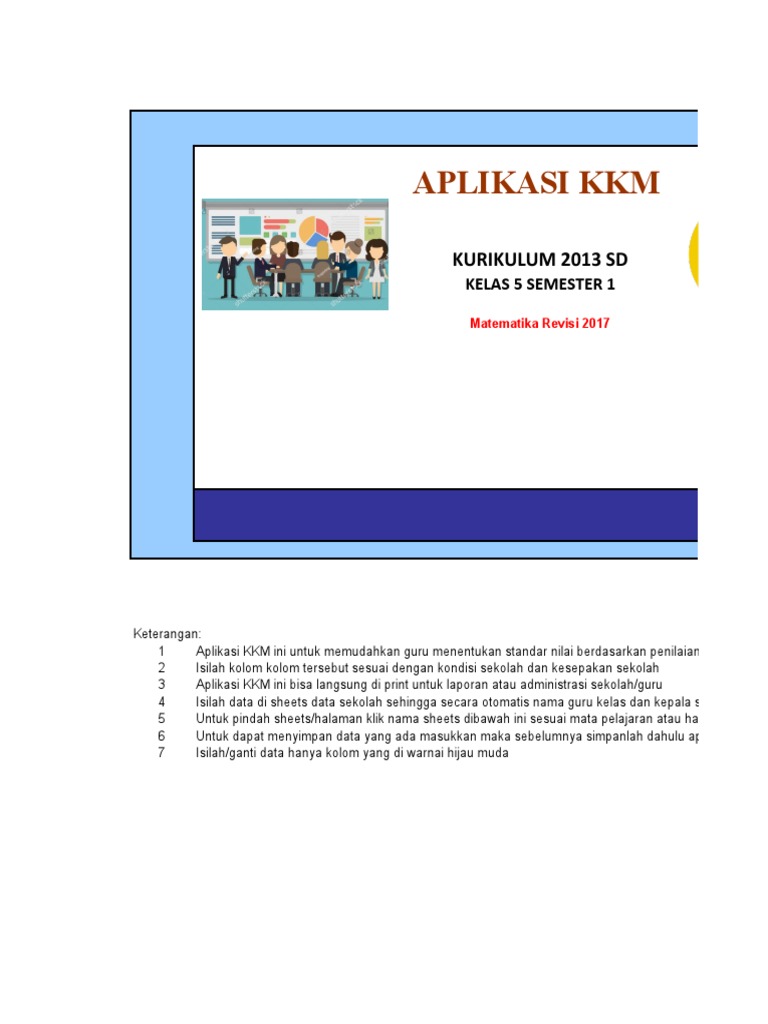 Aplikasi KKM MTK Kelas 5 SM 1 | PDF
