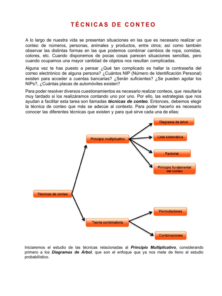 CONTEO - Diagrama de Arbol PDF | PDF | Probabilidad CONTEO - Diagrama de Arbol PDF | PDF | Probabilidad