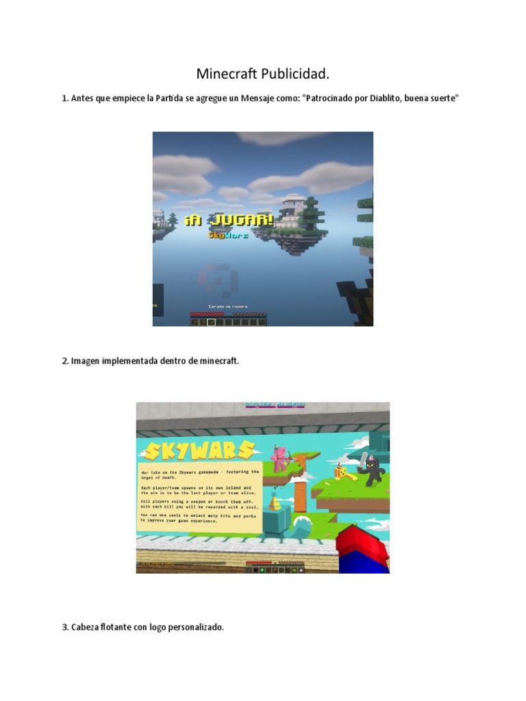 Documento Minecraft | PDF