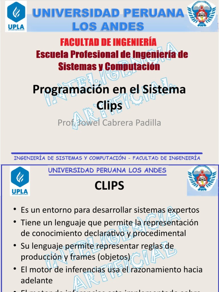 Guía Completa de Programación en CLIPS | PDF | Lenguaje de programación ...