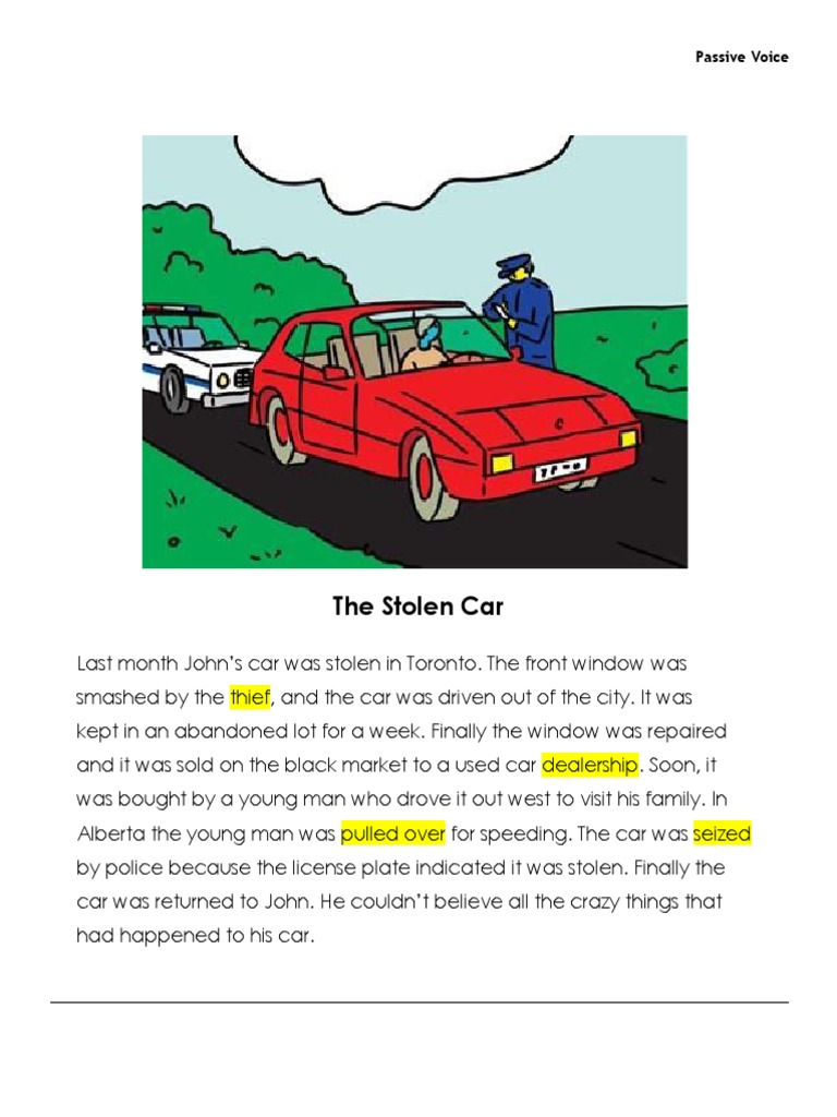 Passive Voice Story Reading and Wirting PDF | PDF
