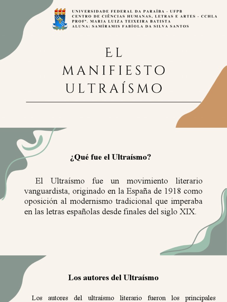 Ultraísmo | PDF