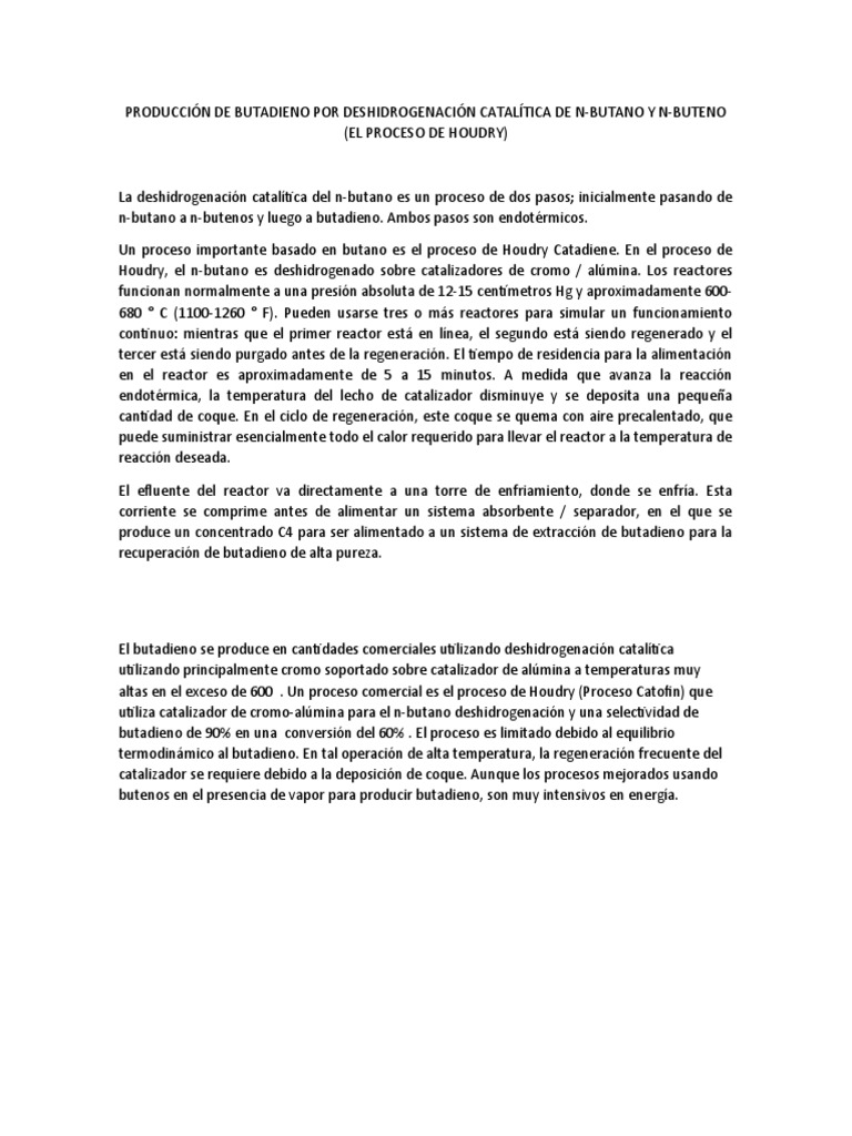 Proceso Houdry | PDF