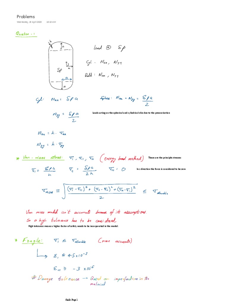 Shell Problems Pdf 