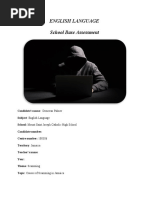 Example of English CXC SBA | PDF | Child Abuse | Human Trafficking