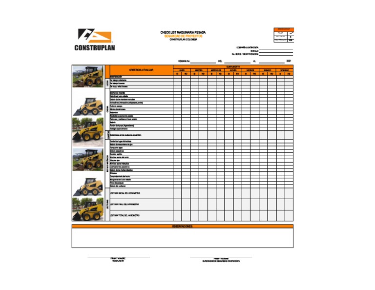 4.-Formato Preoperacional | Descargar gratis PDF | Coche | Carros deportivos