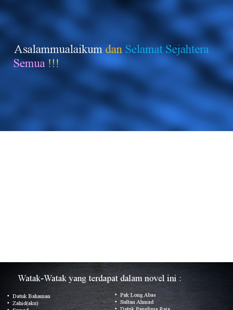 BM Novel DARAH TITIK DI SEMANTAN | PDF