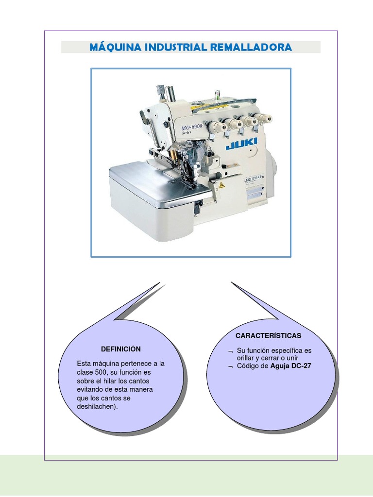 Máquina Remalladora | PDF