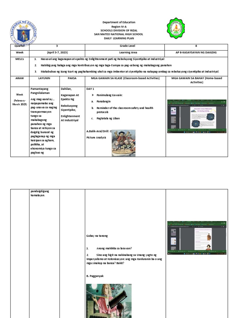 AP 8 DLP Q3 Week 5 | PDF