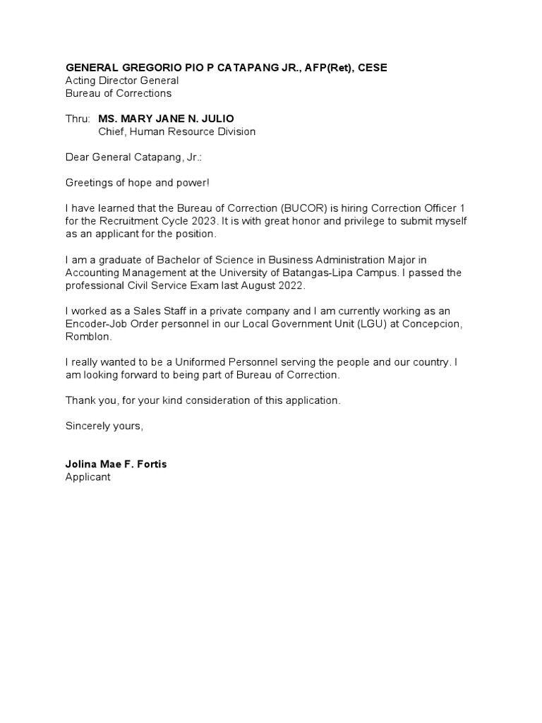 Letter of Intent | PDF