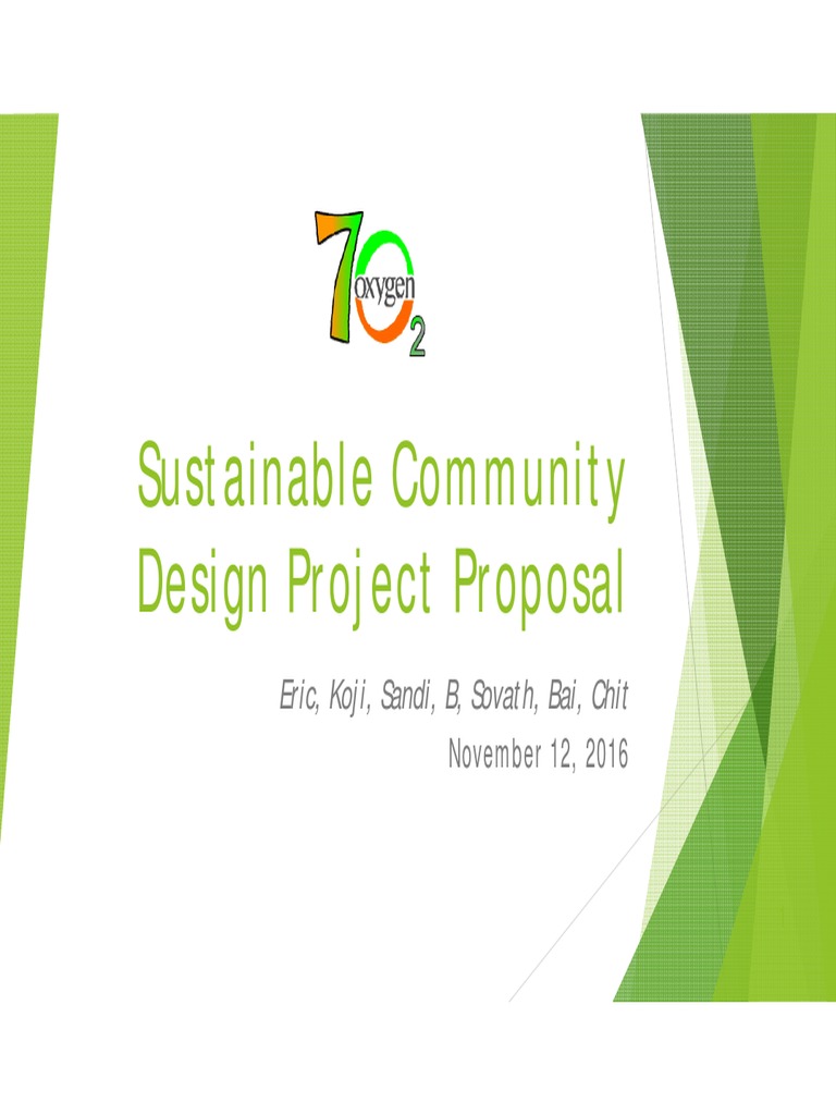 Community Design Development Proposal PDF | PDF | Sustainability | Textiles