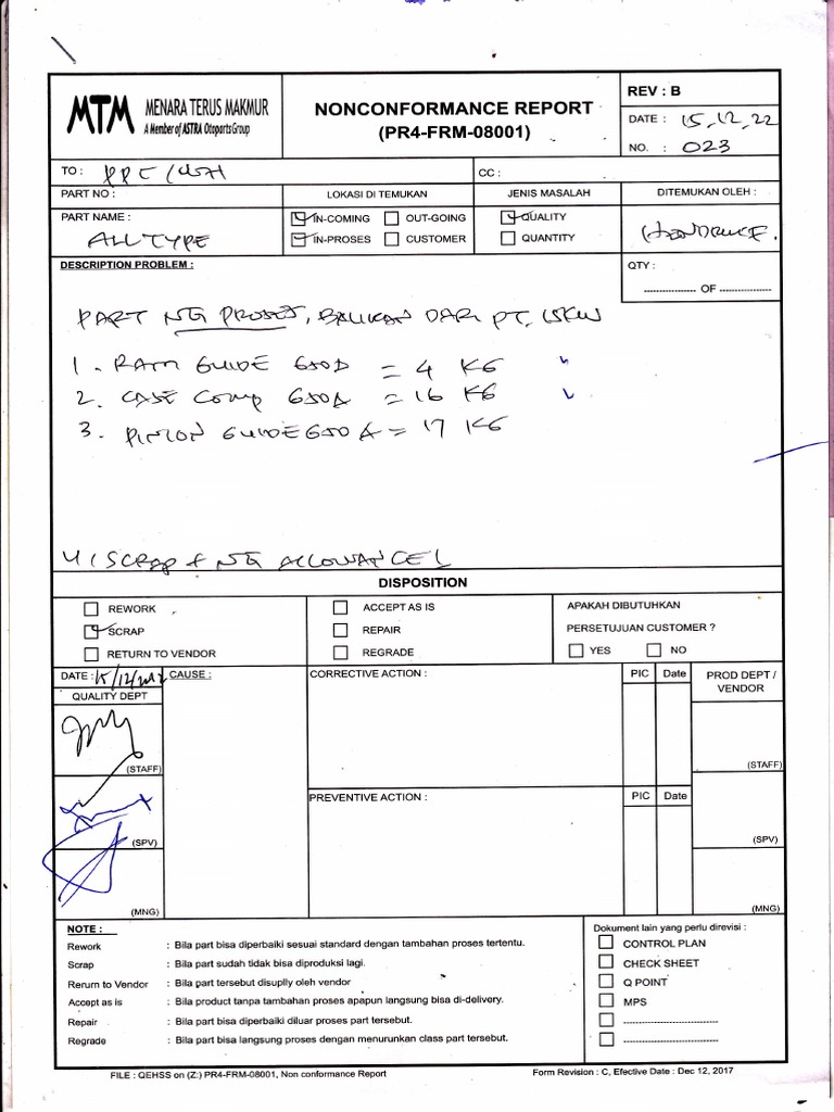 NCR '023 PT Iskw | PDF