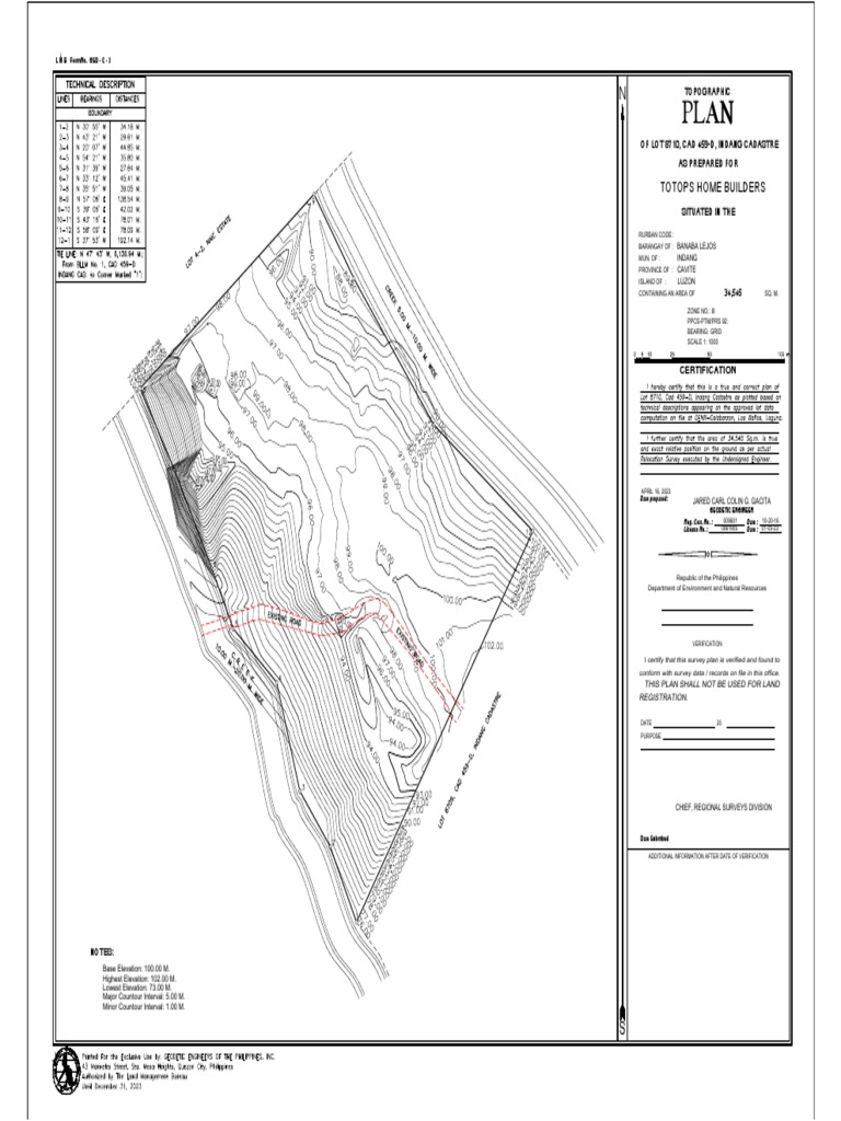 Topo Indang Pdf Graphic Design Geodesy