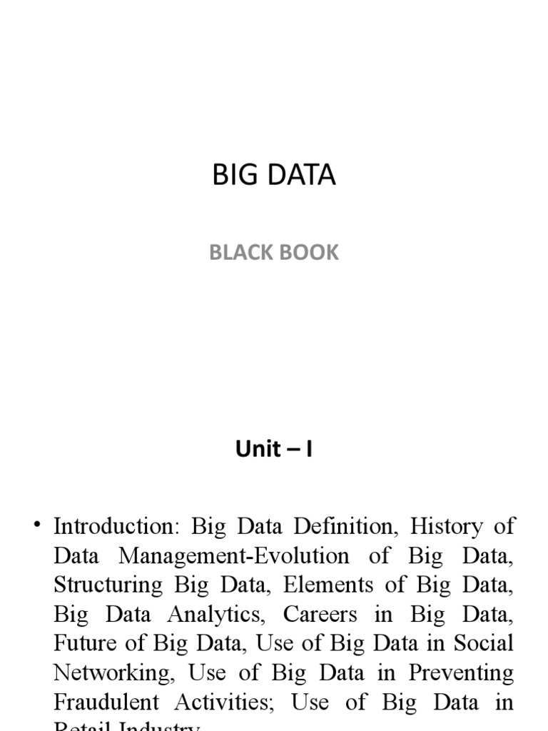 Big Data | Download Free PDF | Apache Hadoop | Apache Spark
