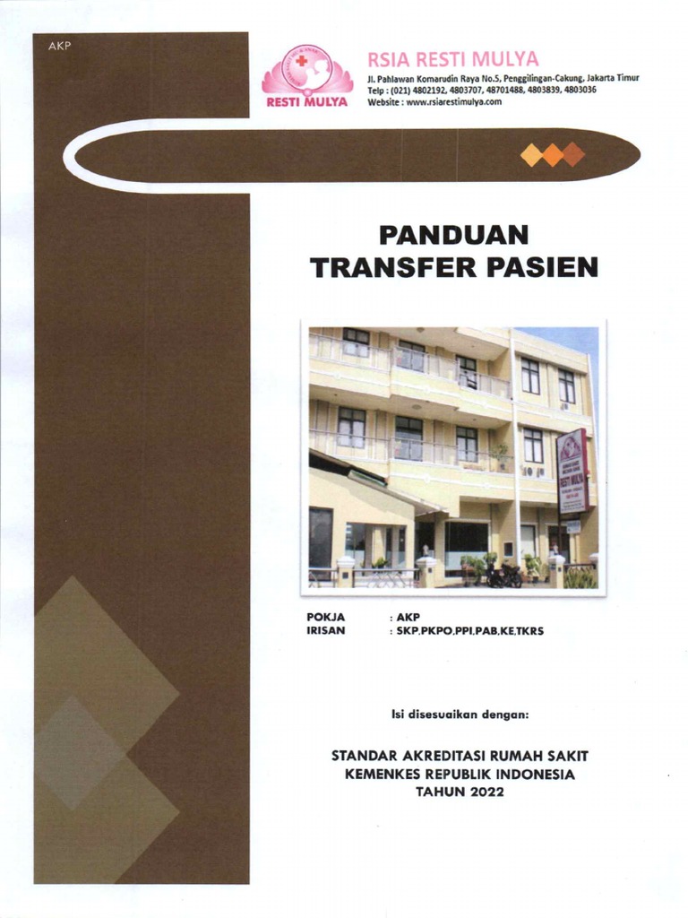 Panduan Transfer Pasien | PDF