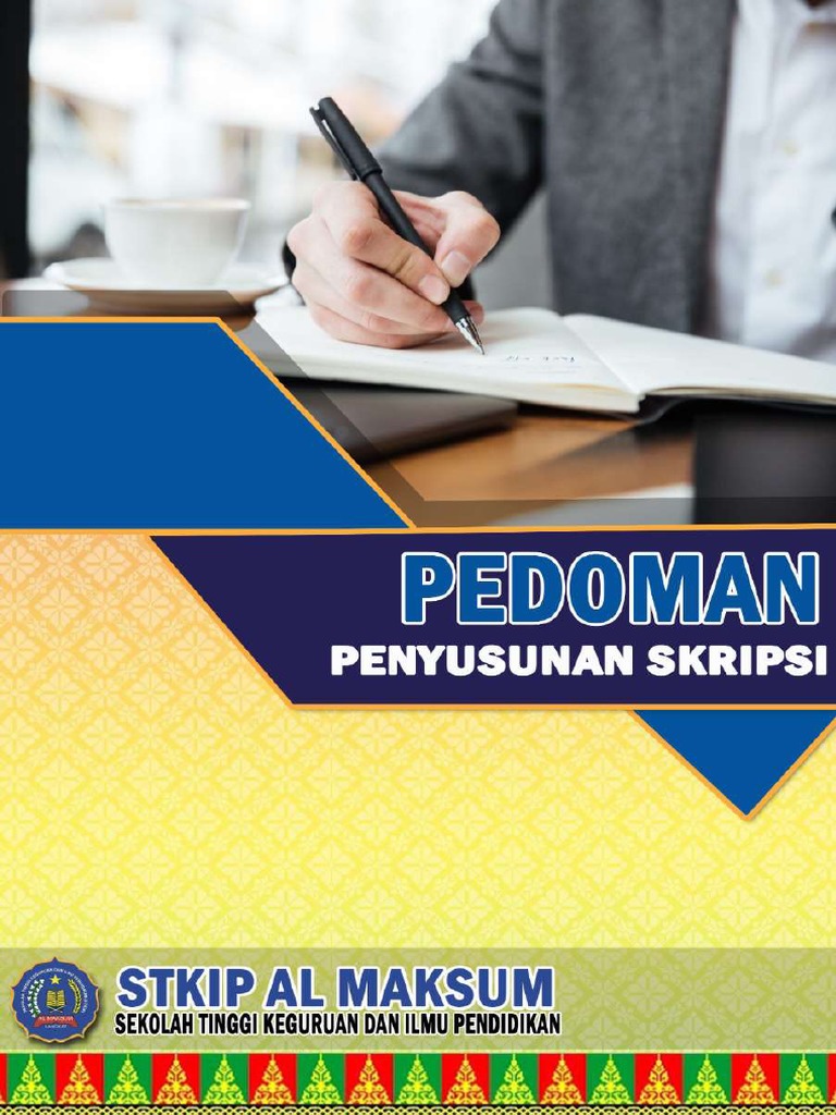 Pedoman Penulisan Skripsi STKIP Al Maksum | PDF | Bisnis