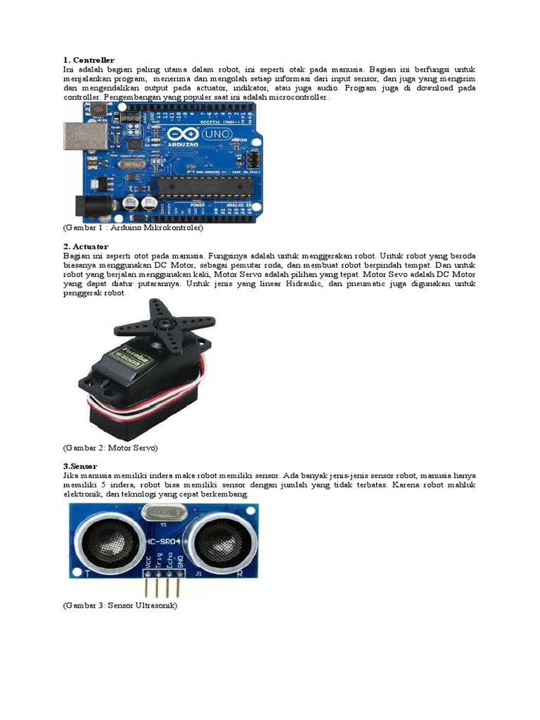 Bagian-Bagian Robot | PDF