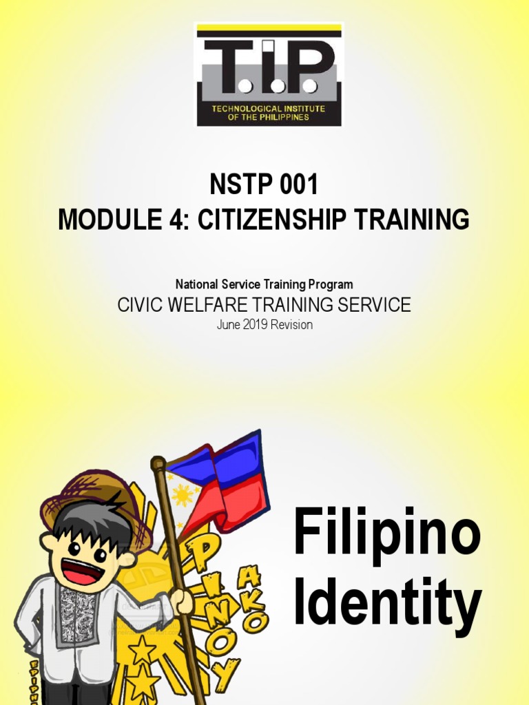 Module 4 NSTP Filipino Identity | PDF | Philippines | Parenting