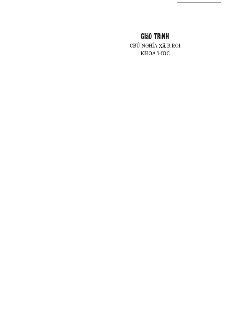 GT học phần Chủ nghĩa xã hội khoa học (K) Tr đầu -Tr66.docx | PDF